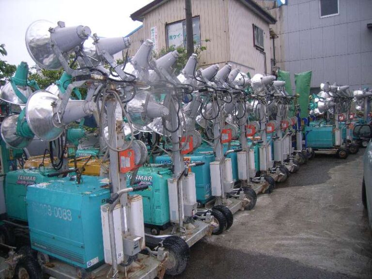 Yanmar Lighting Tower 4 x 400W 3KVA Genset - King Ley Machinery Pte Ltd.